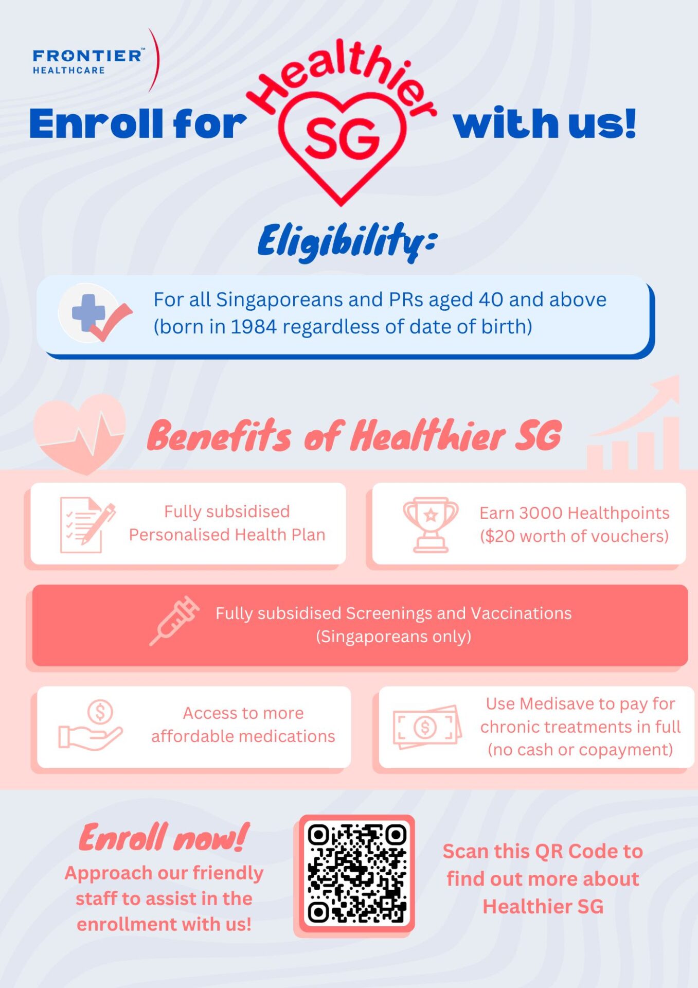 Healthier SG Programme - Sign-Up and Benefits - Frontier Healthcare Group